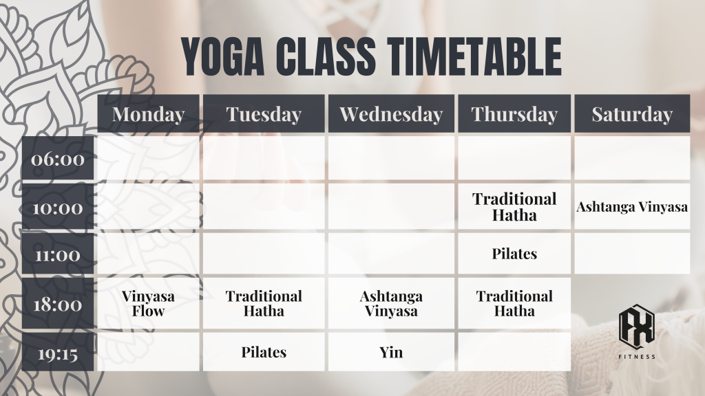 Yoga & Pilates Classes - FX Fitness